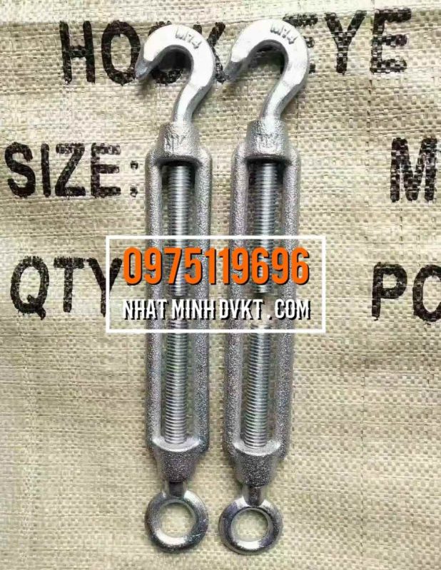 TĂNG ĐƠ CÁP M18 1 ĐẦU TRÒN 1 ĐẦU MÓC – TURNBUCKLE CHINA - NHẬT MINH ...