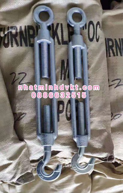 TĂNG ĐƠ CÁP M18 1 ĐẦU TRÒN 1 ĐẦU MÓC – TURNBUCKLE CHINA - THE SUN