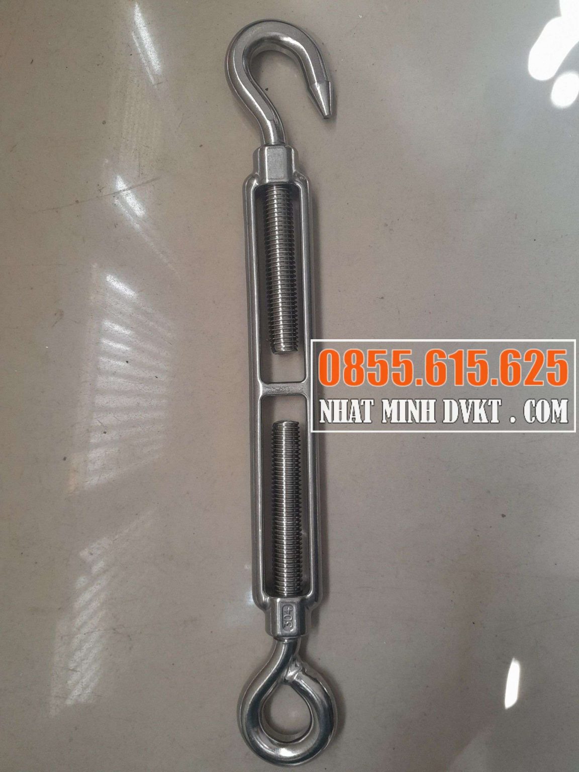 TĂNG ĐƠ INOX MỘT ĐẦU MÓC MỘT ĐẦU TRÒN - NHẬT MINH DVKT (2)