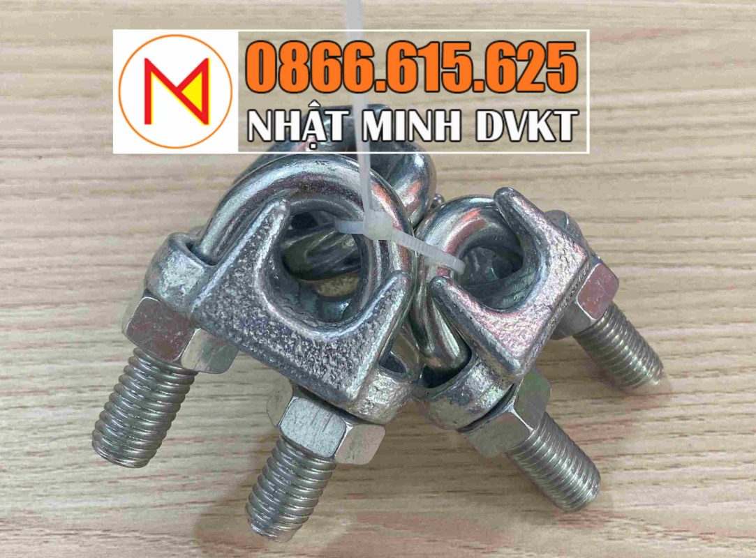ỐC SIẾT CÁP MẠ KẼM – WIRE ROPE CLIP - NHẬT MINH DVKT (2)